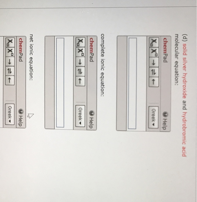 Solved My Notes Ask Your Teac Write the balanced equations | Chegg.com