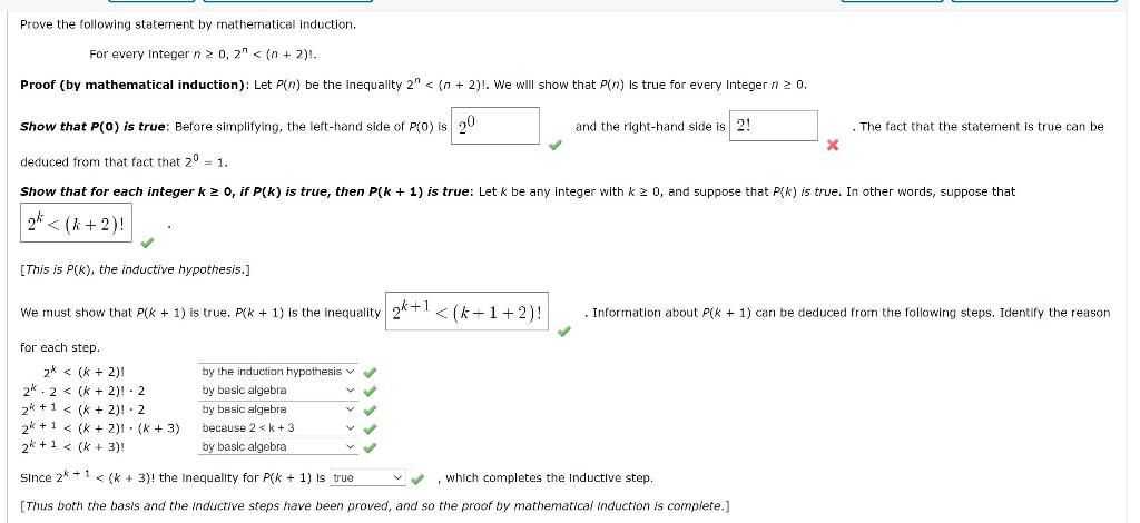 Solved Prove the following statement by mathematical | Chegg.com