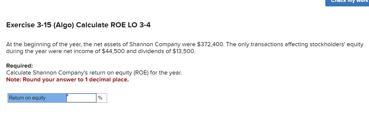 Solved At the beginning of the year, the net assets of | Chegg.com