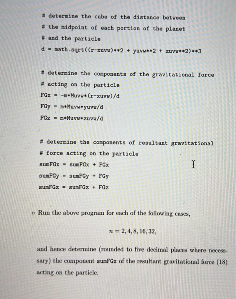 Solved Computational Assignment Given Below Is An Outline