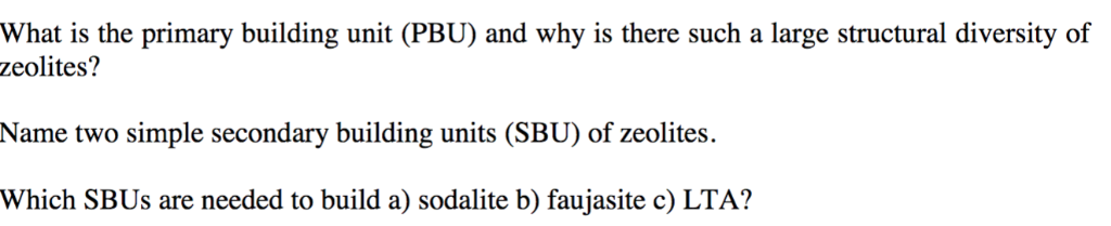 What is the primary building unit (PBU) and why is | Chegg.com