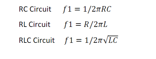 Solved 3. Find F1 and Z at F1. RC Circuit RL Circuit RLC | Chegg.com