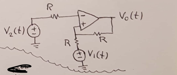 Solved Calculate vo(t) in terms of the given | Chegg.com