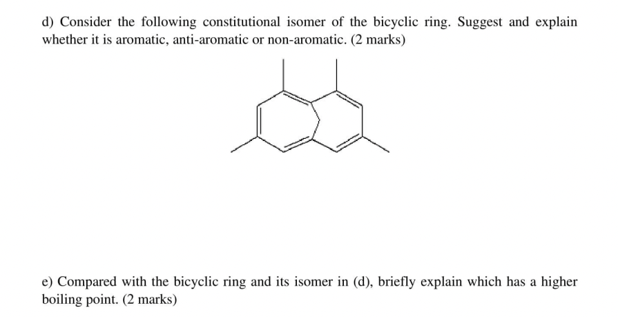 Solved 5. Consider the following bicyclic ring, which could | Chegg.com
