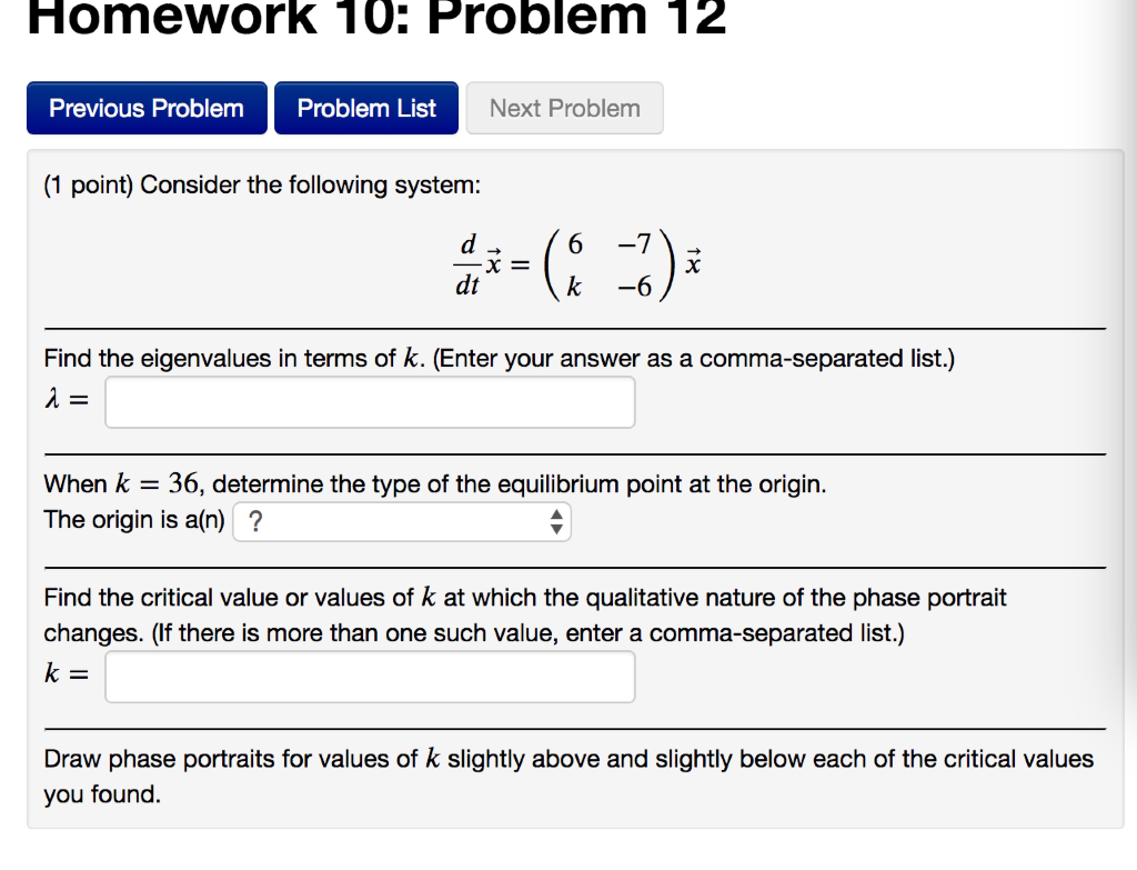 Solved Homework 10 Problem 12 Previous Problem Problem List 0055
