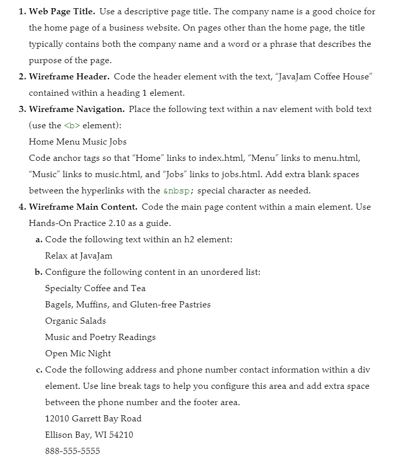 Solved web development and design foundations with html5 | Chegg.com