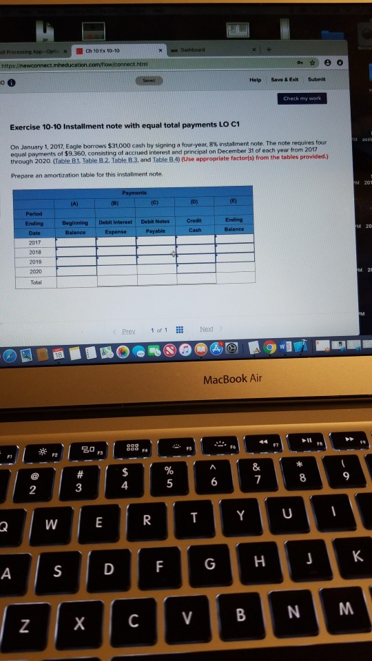 Solved Ch 10 Fx 10-10 Help Save &Exilt Submit 0 Check my | Chegg.com
