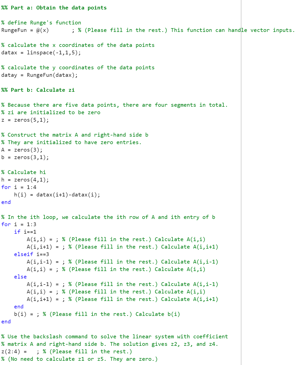 Solved Please DO NOT change the code from the script! You | Chegg.com