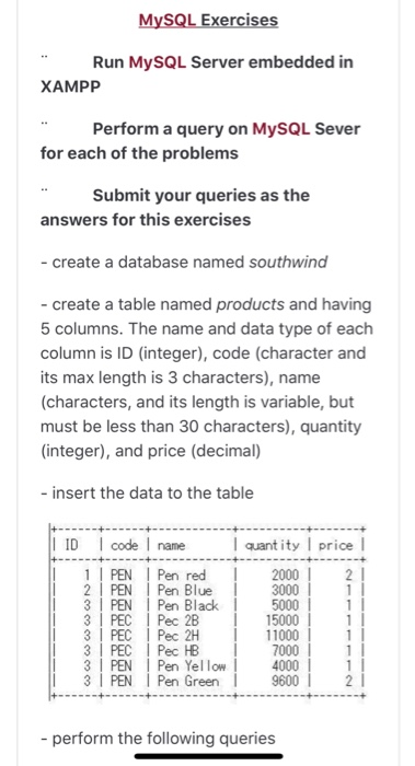 Solved Run Mysql Server Embedded In Xampp Perform A Query On