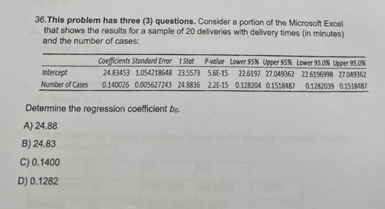 Solved 36. This problem has three (3) questions. Consider a | Chegg.com