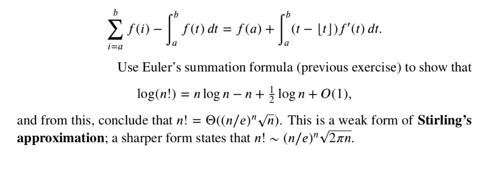 Solved Use Euler's summation formula (previous exercise) to | Chegg.com