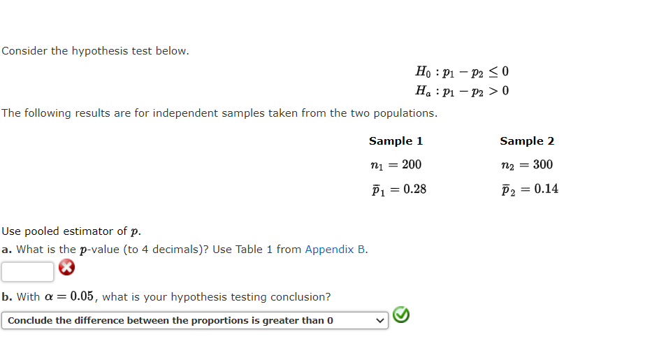 Solved Consider the hypothesis test below. | Chegg.com