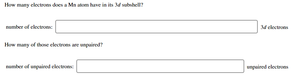 Solved Determine the element of lowest atomic number that | Chegg.com