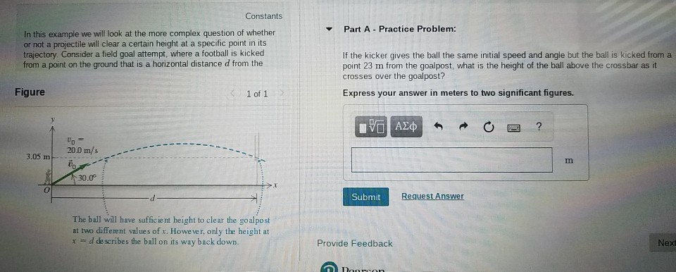 Solved If the kicker gives the ball the same initial speed | Chegg.com