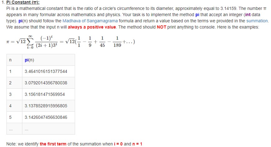 Solved public class Calculus { ﻿ public static double | Chegg.com