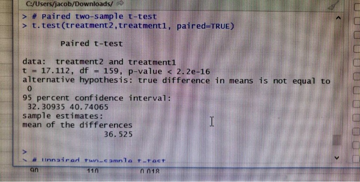how do you graph these 3 paired T-tests? | Chegg.com