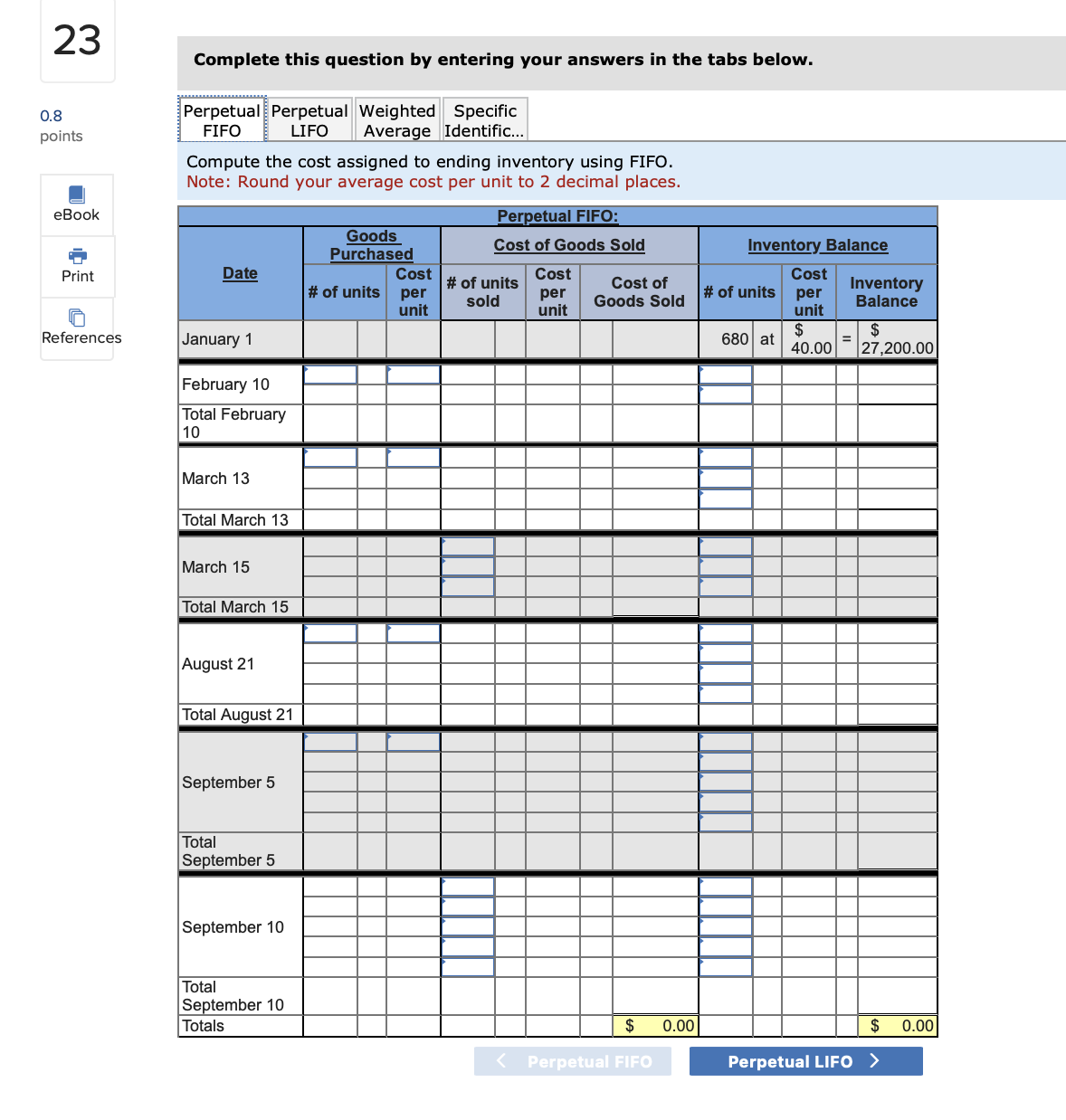 Solved Montoure Company uses a perpetual inventory system. | Chegg.com