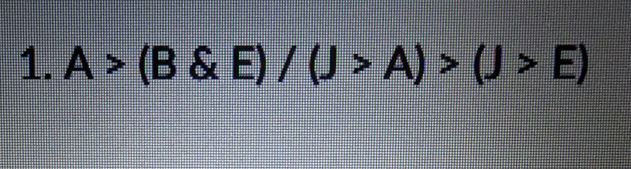 Solved This is a Philosophy 120 (Symbolic Logic) question. | Chegg.com