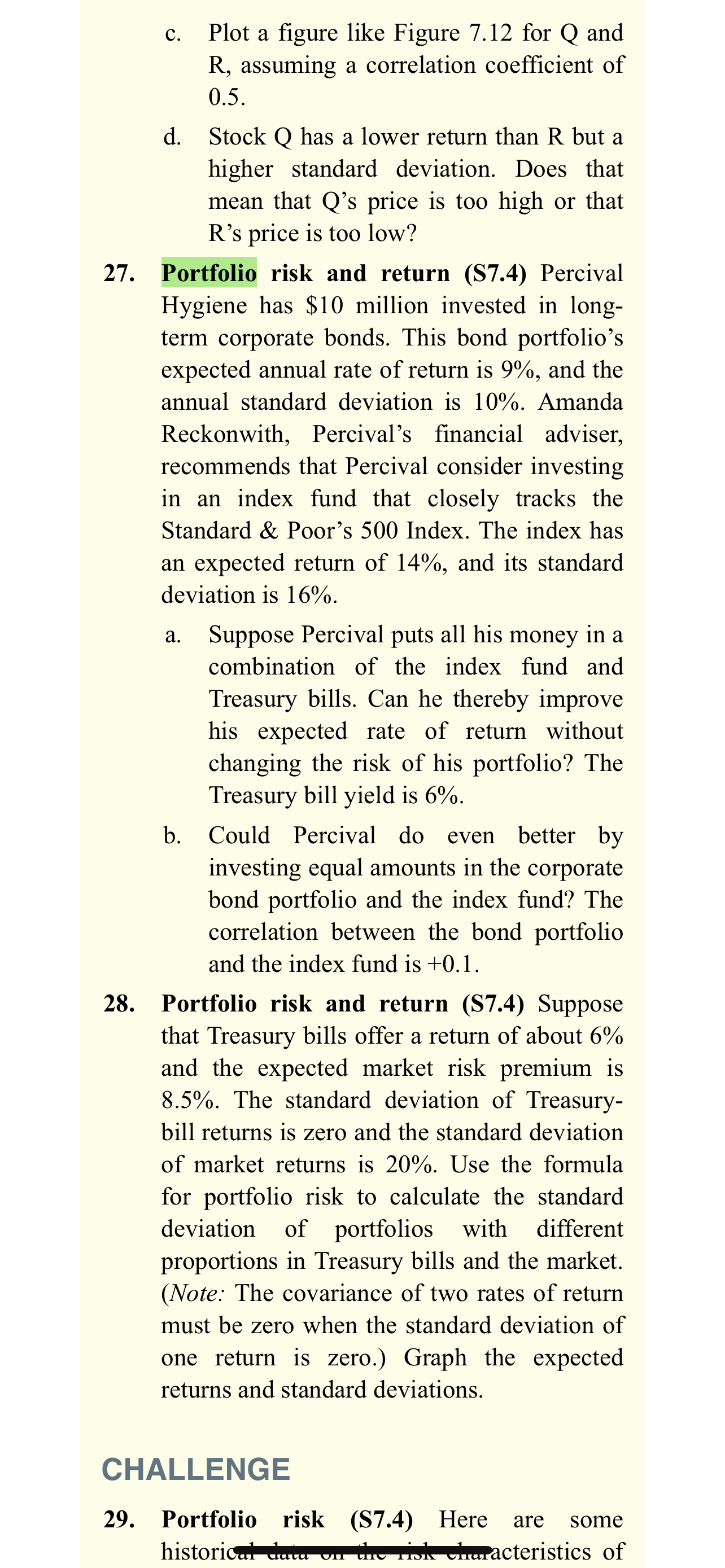 Solved c. Plot a figure like Figure 7.12 for Q and R, | Chegg.com