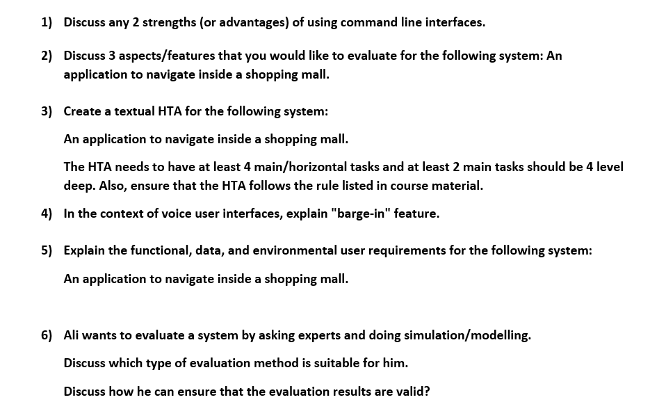 Solved 1) Discuss any 2 strengths (or advantages) of using | Chegg.com
