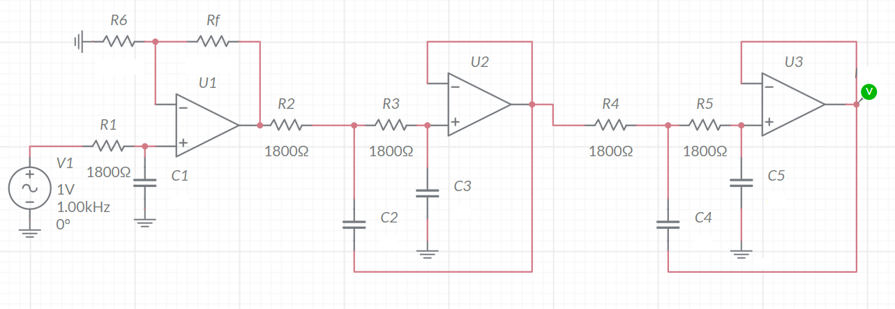 Given the following circuit, design a 5th order 2-dB | Chegg.com