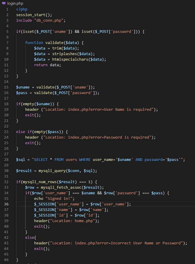 Solved Hello, I need help modifying the following PHP code. | Chegg.com