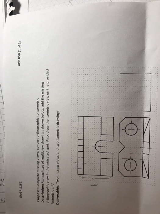 Solved APP O5B (1 of 2) ENGR 1182 Purpose: Complete missing | Chegg.com