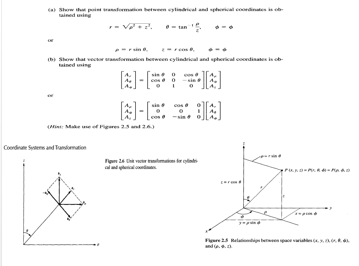 Solved (a) Show that point transformation between | Chegg.com