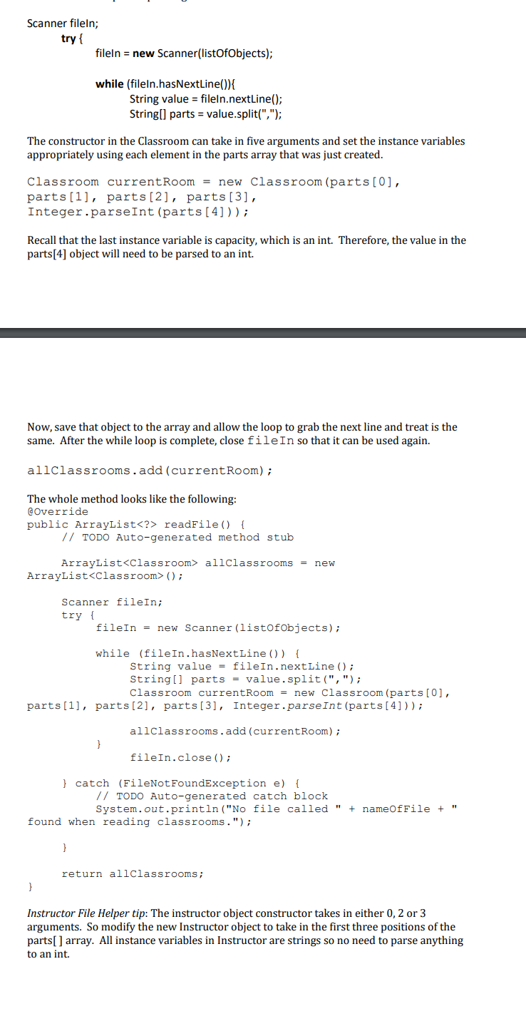 Solved CIS171 - Course Registration Project Creating \& | Chegg.com