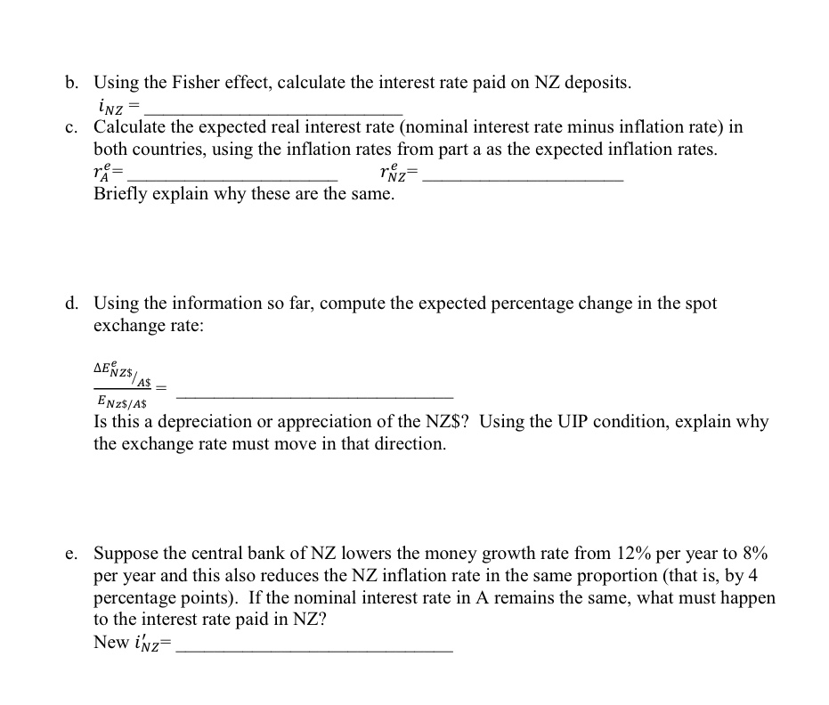 8. Relative PPP and the fundamental equation of the | Chegg.com