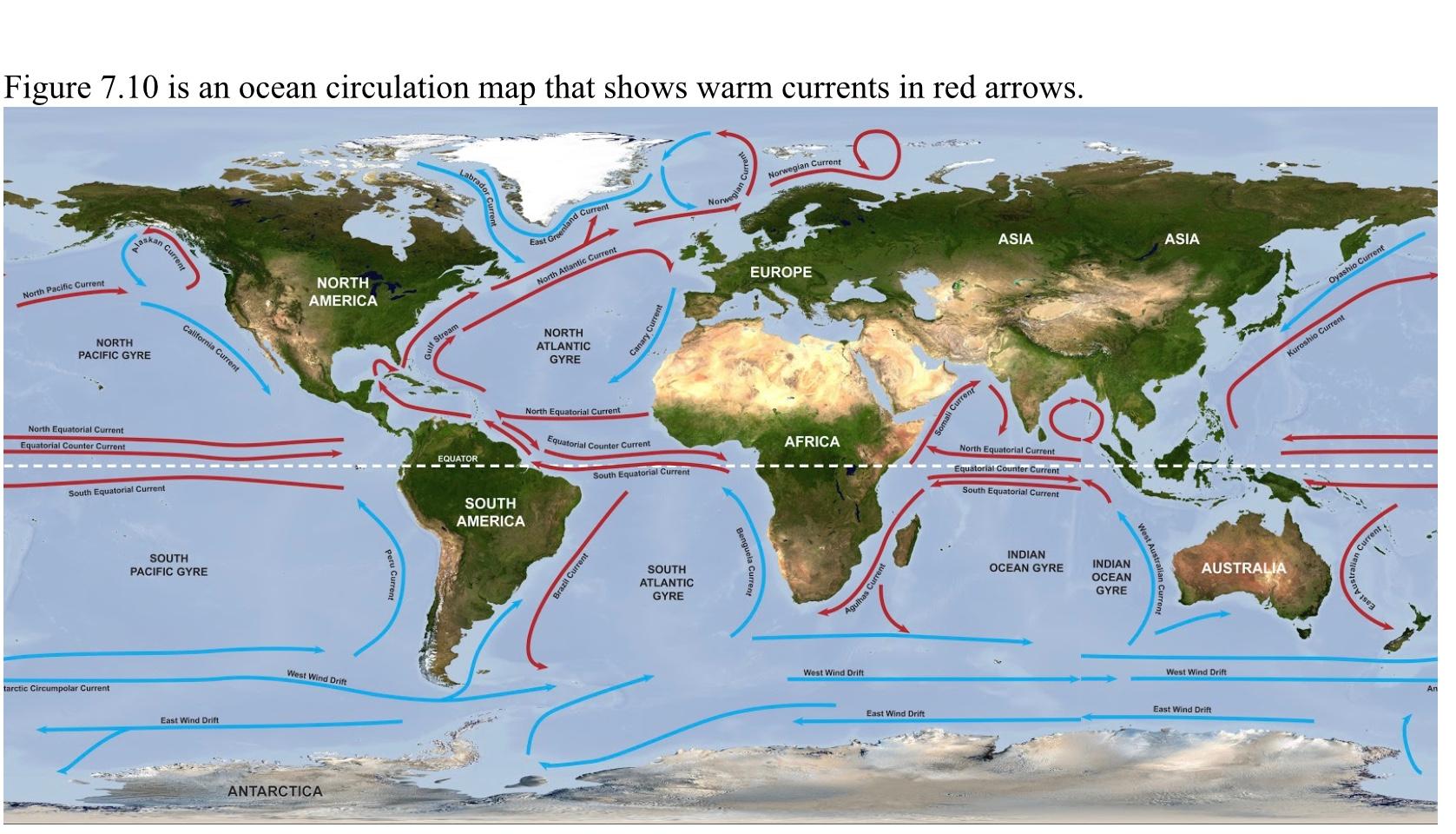 2.Based on the temperature of the ocean currents off | Chegg.com
