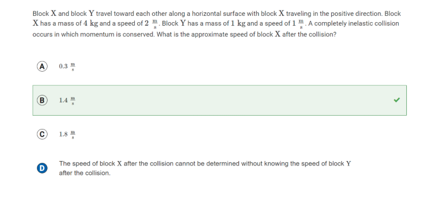 Solved Block X and block Y travel toward each other along a | Chegg.com