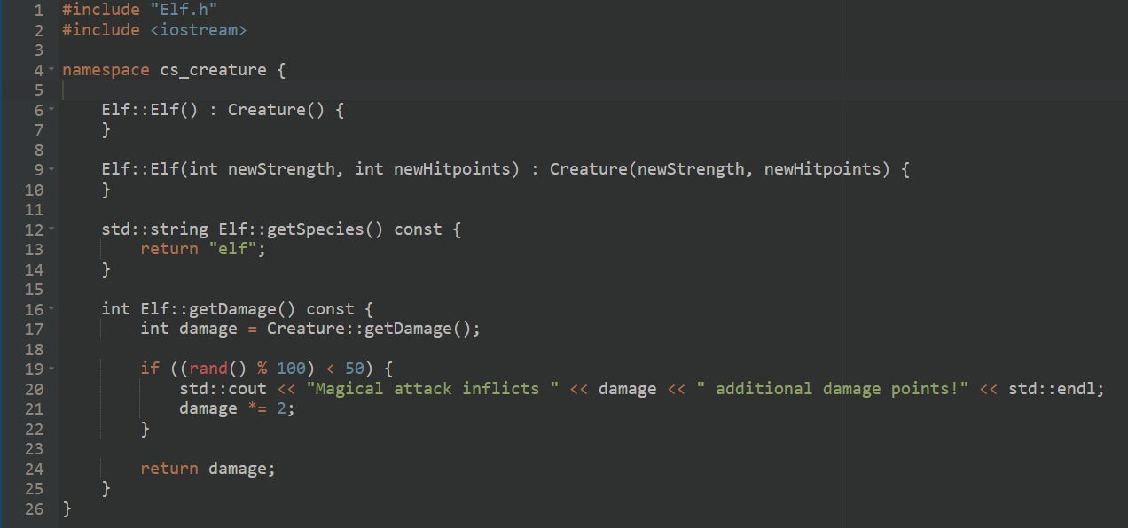 Solved It's messy that in the Balrog class's getDamage() | Chegg.com