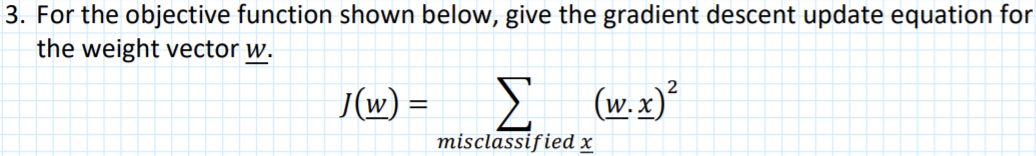 Solved 3. For the objective function shown below, give the | Chegg.com