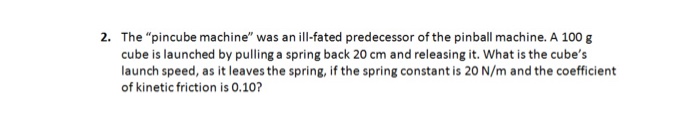 Solved The "pincube machine" was an ill-fated predecessor of | Chegg.com