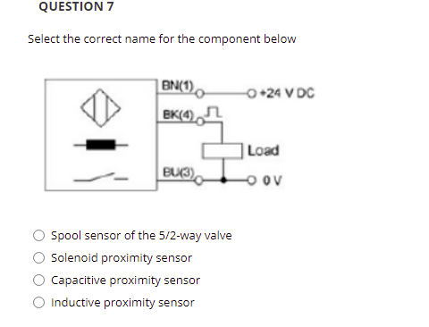 Solved QUESTION 7 Select the correct name for the component | Chegg.com
