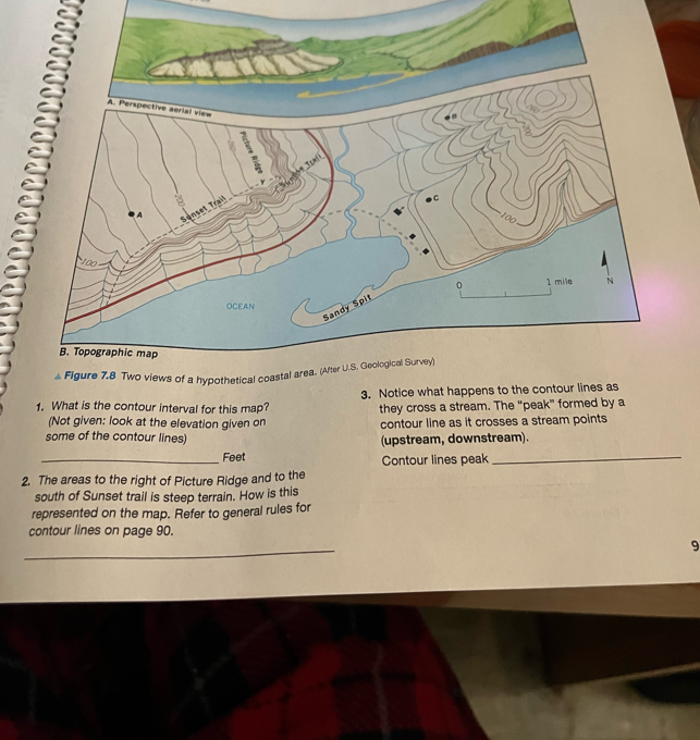 Solved UU100001 A. Perspective serial view Picture Ridge | Chegg.com