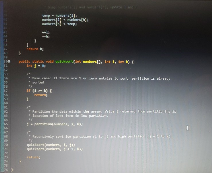 Solved Public Class Mergesort Public Static Void Mergeint 8619