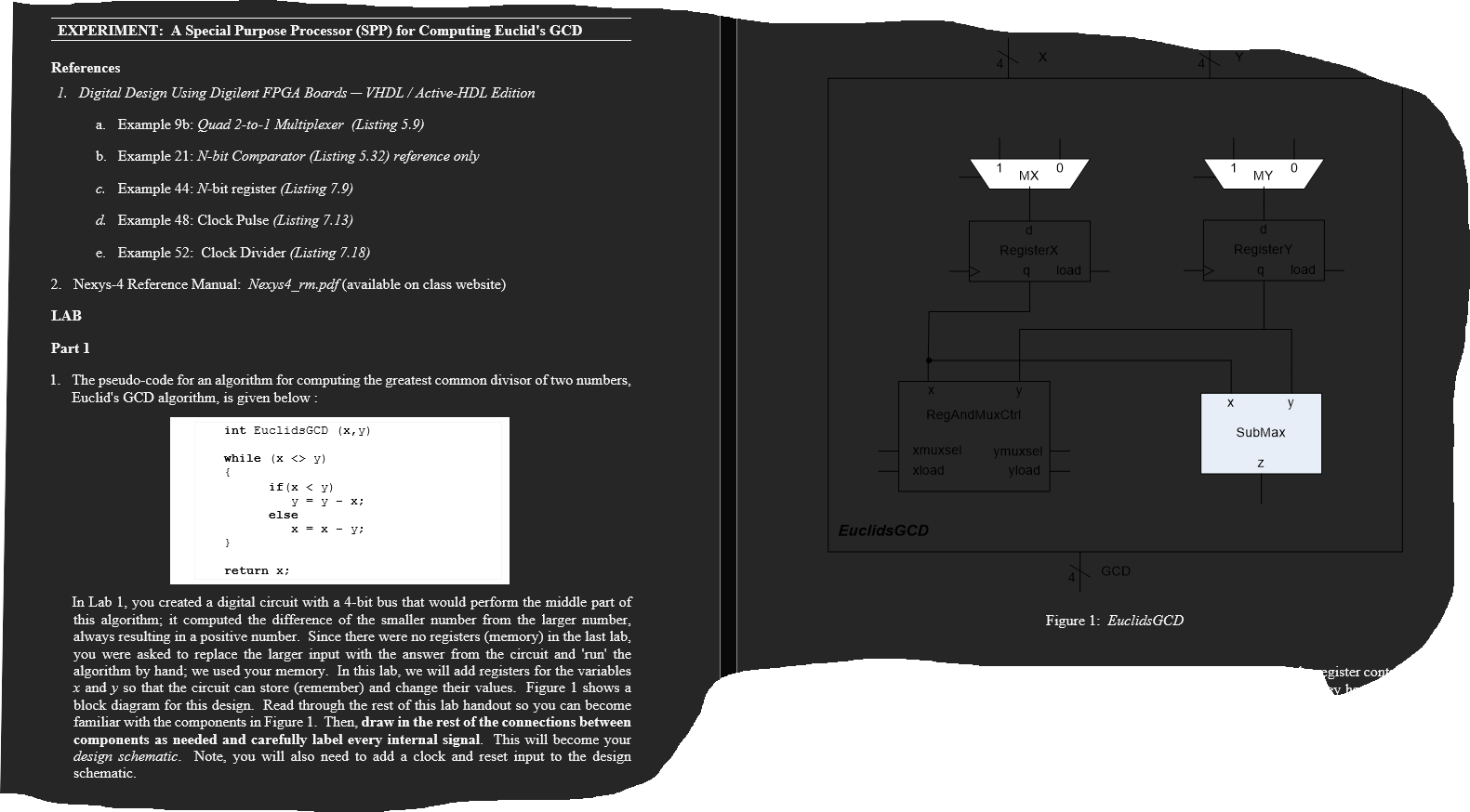 Solved EXPERIMENT: A Special Purpose Processor (SPP) for | Chegg.com