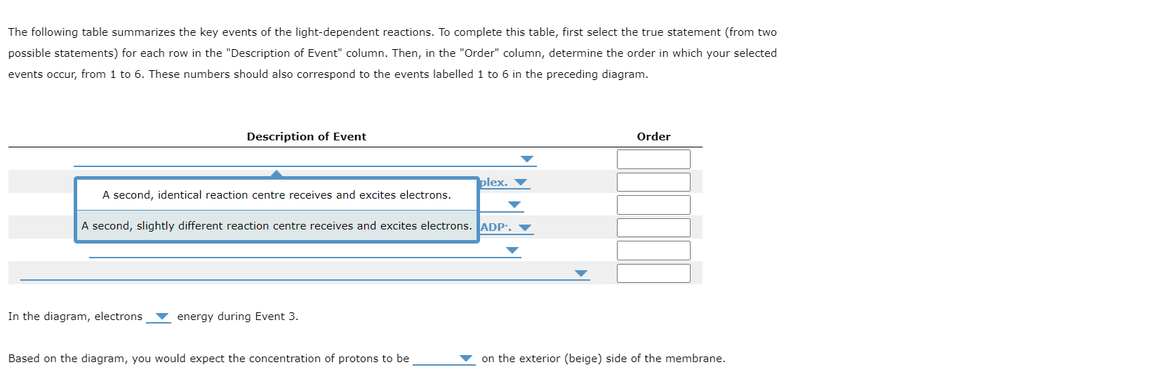 Solved Please help in answering all components to the | Chegg.com