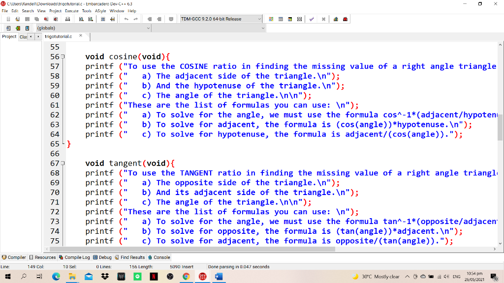 Solved * // calculation and CAUsers Randell Desktop | Chegg.com