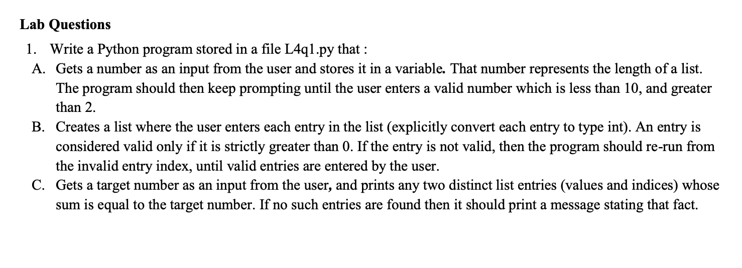 Solved Lab Questions 1 Write A Python Program Stored In A