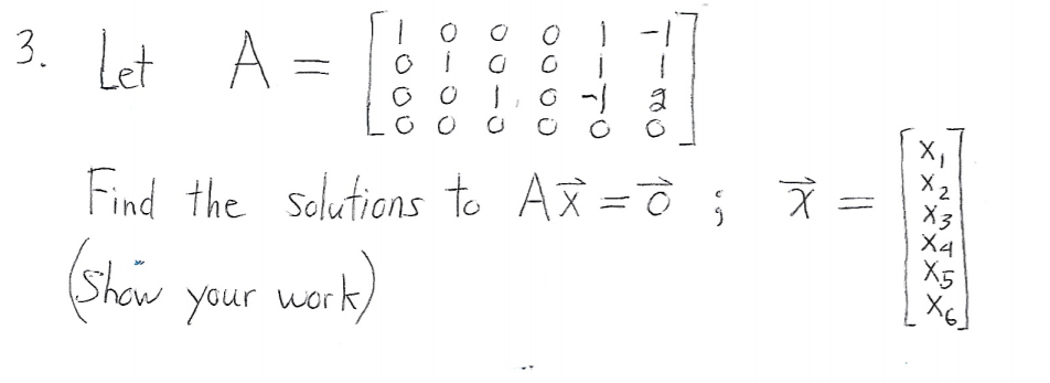 Solved 3. Let A = O í O 0 o 0 0 1 Oo o o Xi X2 Х3 Find the | Chegg.com