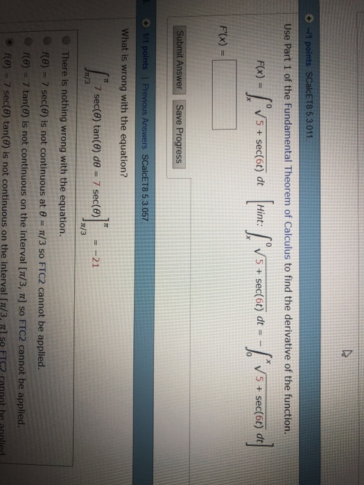 Solved 0-11 points SCalcET8 5.3.011 Use Part 1 of the | Chegg.com Solved 0-11 points SCalcET8 5.3.011 Use Part 1 of the | Chegg.com