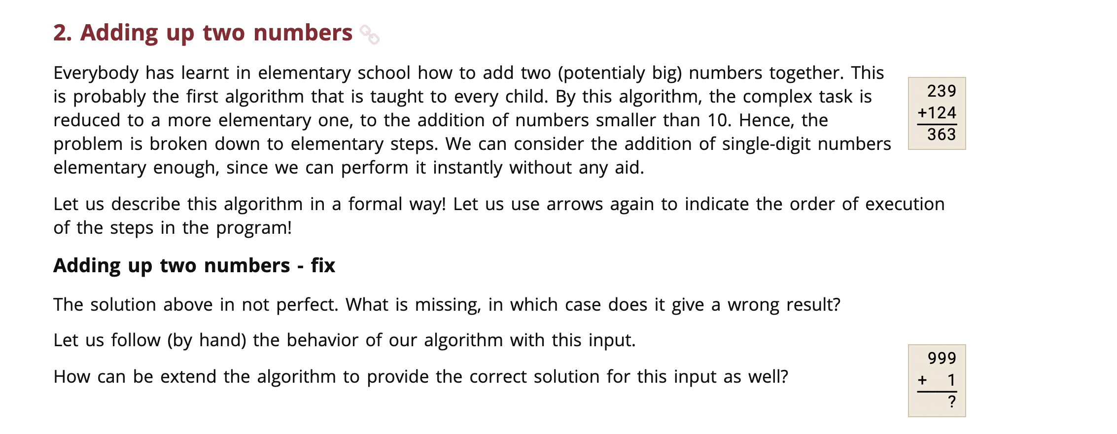 Solved 1. Printing subsequent numbers GO The first task is a | Chegg.com