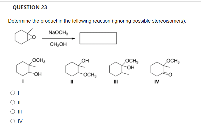 Solved Determine The Product In The Following Reaction