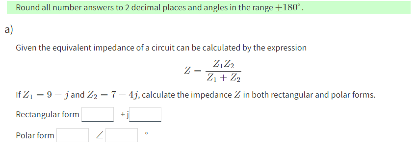 Solved Round all number answers to 2 ﻿decimal places and | Chegg.com