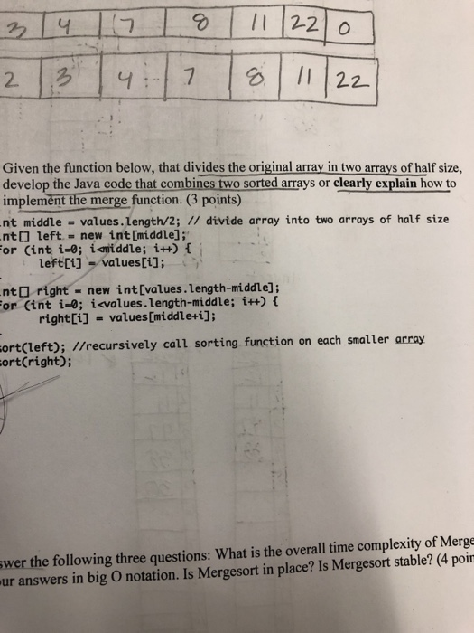 Solved 10 L 1 22 Given the function below, that divides the | Chegg.com