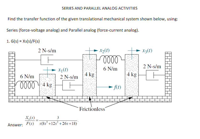 Solved SERIES AND PARALLEL ANALOG ACTIVITIES Find the | Chegg.com