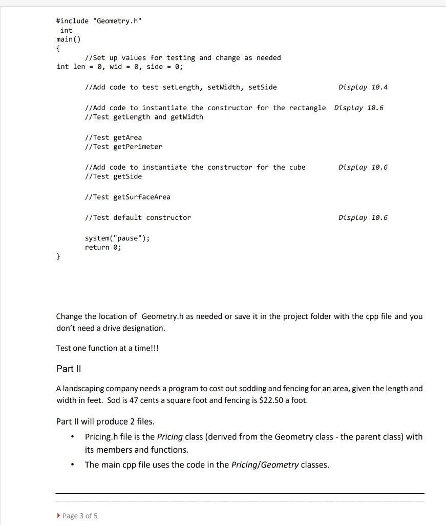 Classes A class is a programmer-defined data type | Chegg.com